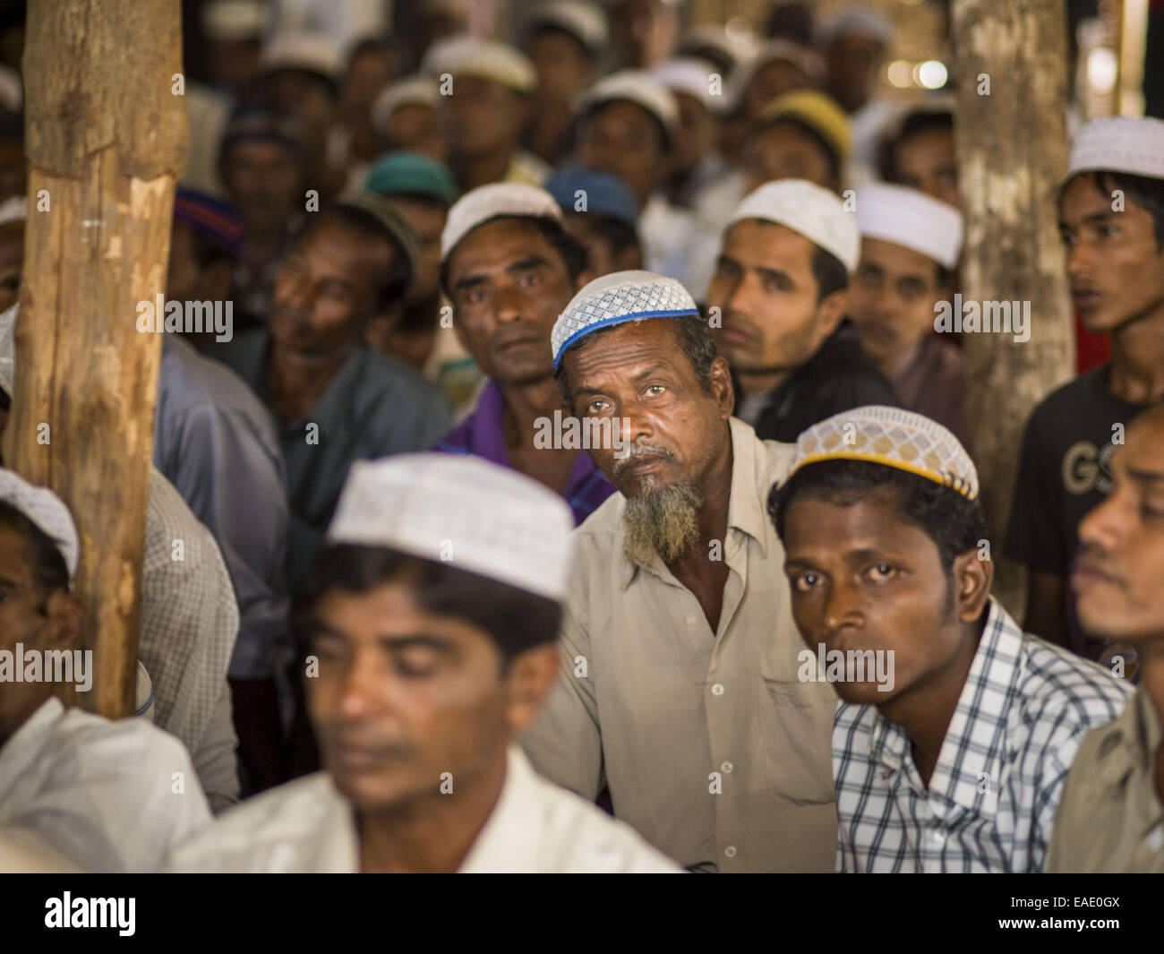 Sittwe, Rakhine, Myanmar. 7th Nov, 2014. A Rohingya Muslim men at ...