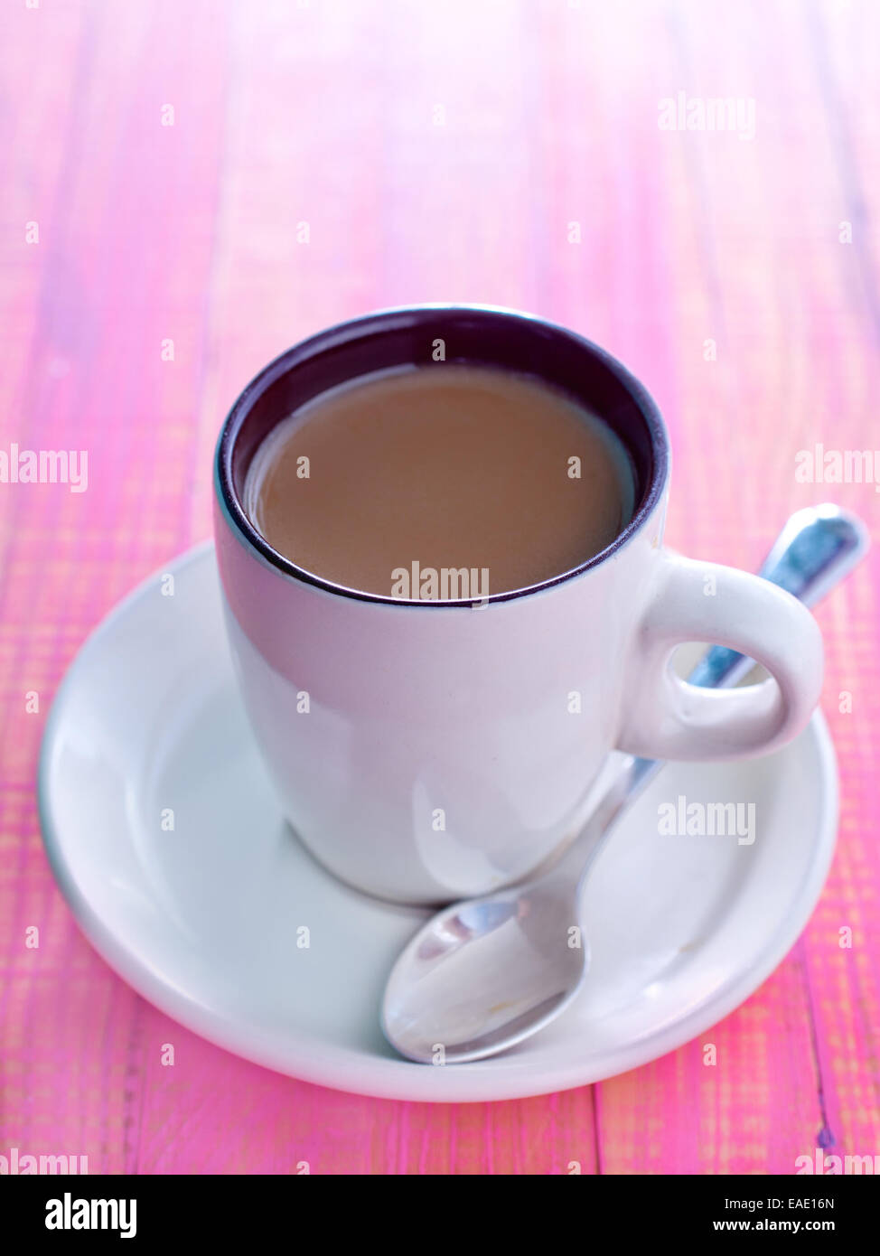 coffee with milk Stock Photo - Alamy