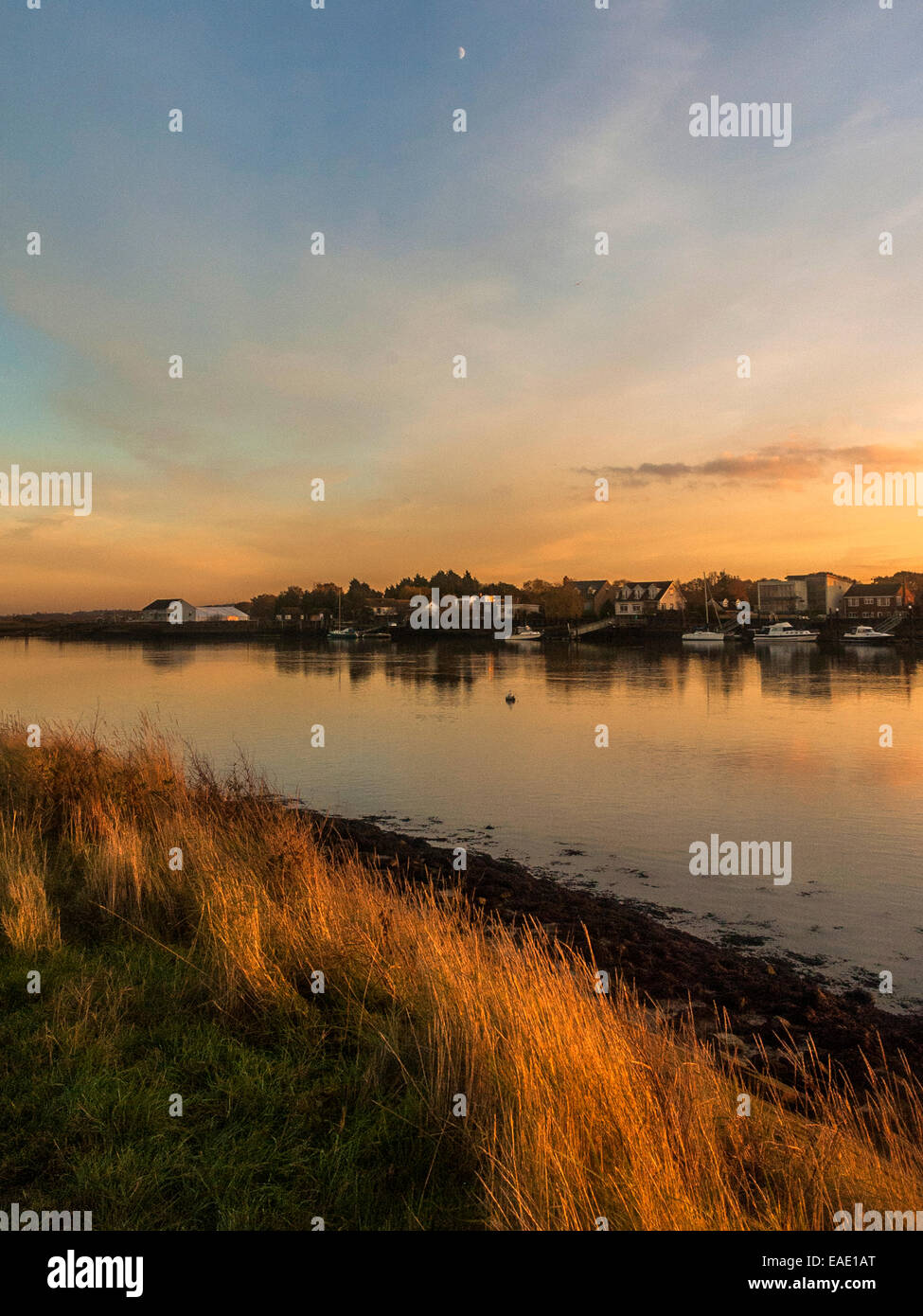 Sunset over hullbridge hi-res stock photography and images - Alamy
