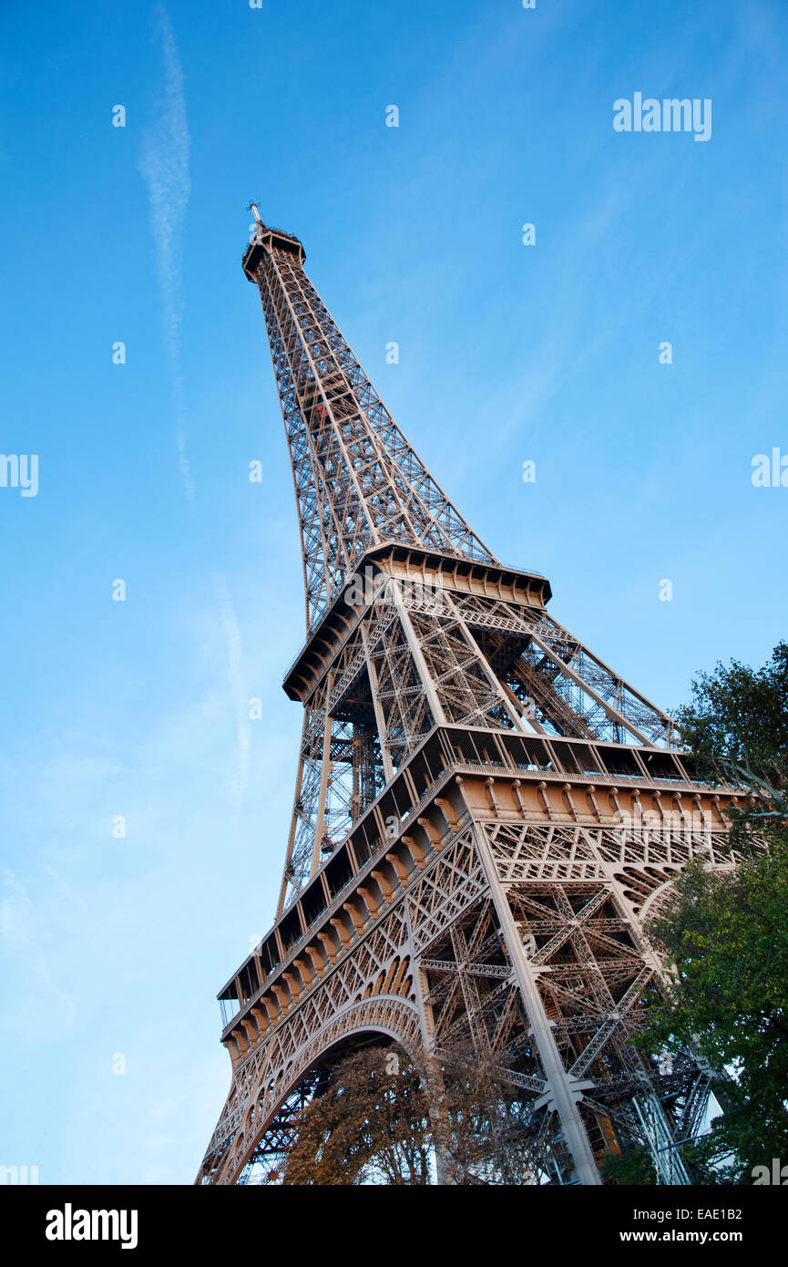 The famous tour eiffel in Paris - France Stock Photo - Alamy