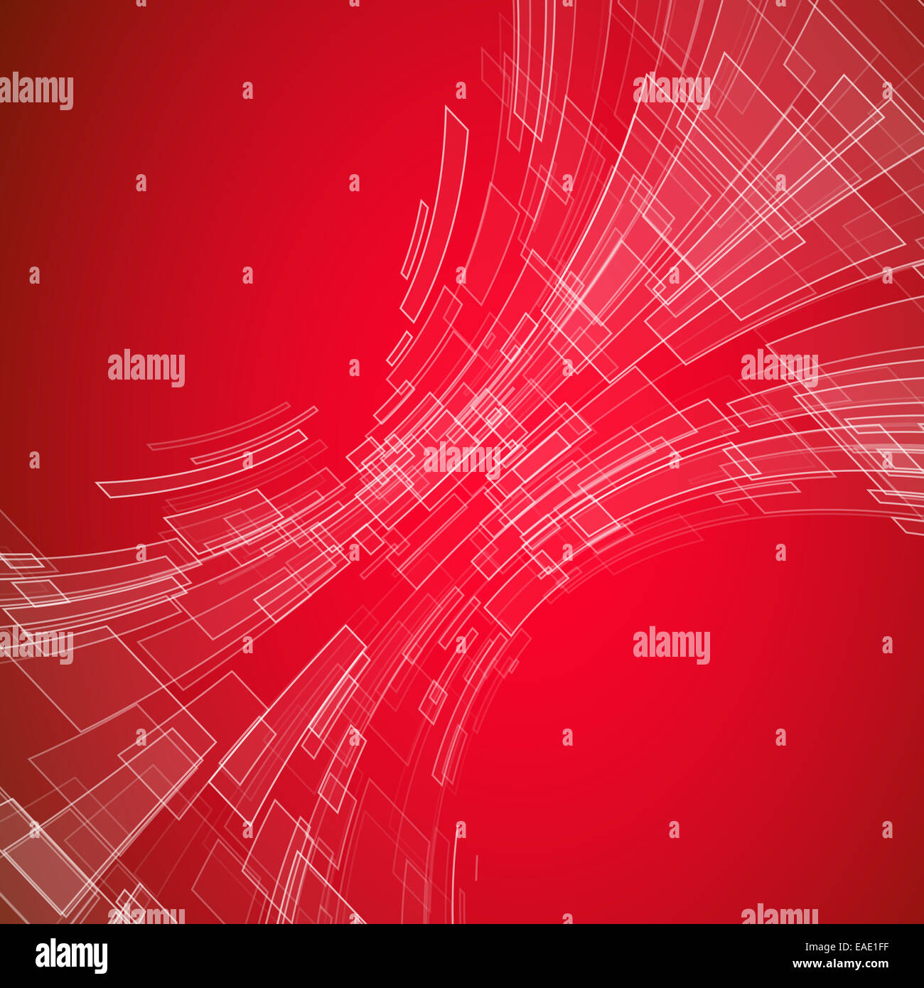 Abstract red tech Stock Photo - Alamy