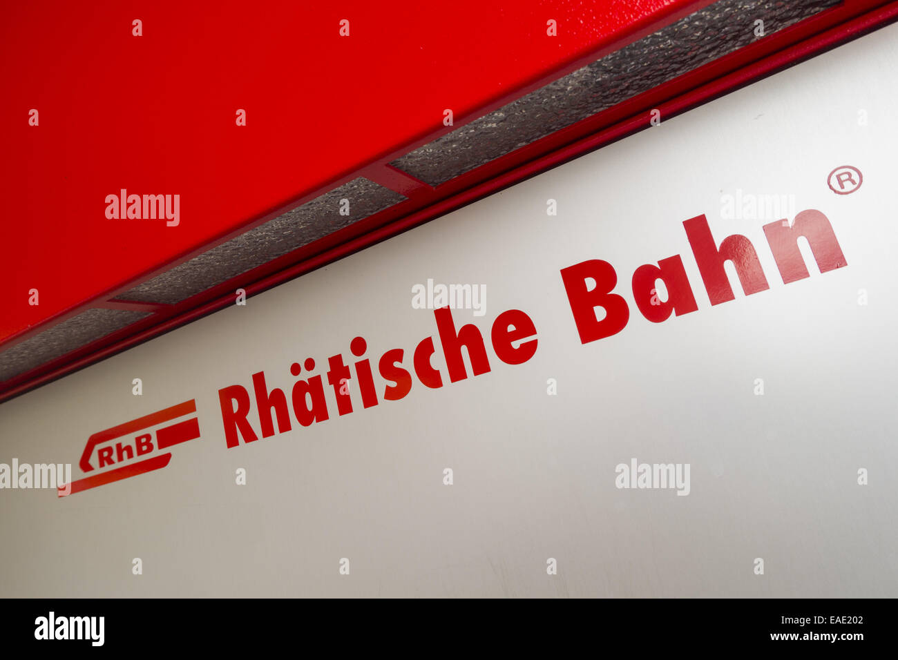 UNESCO Weltkulturerbe, Rhätische Bahn, Bahnhof Filisur, Schweiz ...