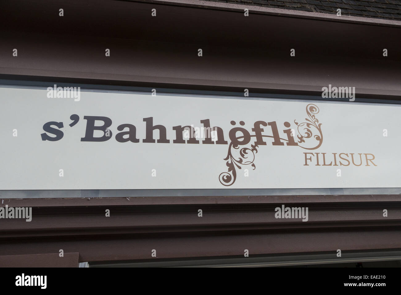 UNESCO Weltkulturerbe, Rhätische Bahn, Bahnhof Filisur, Bahnhöfli ...