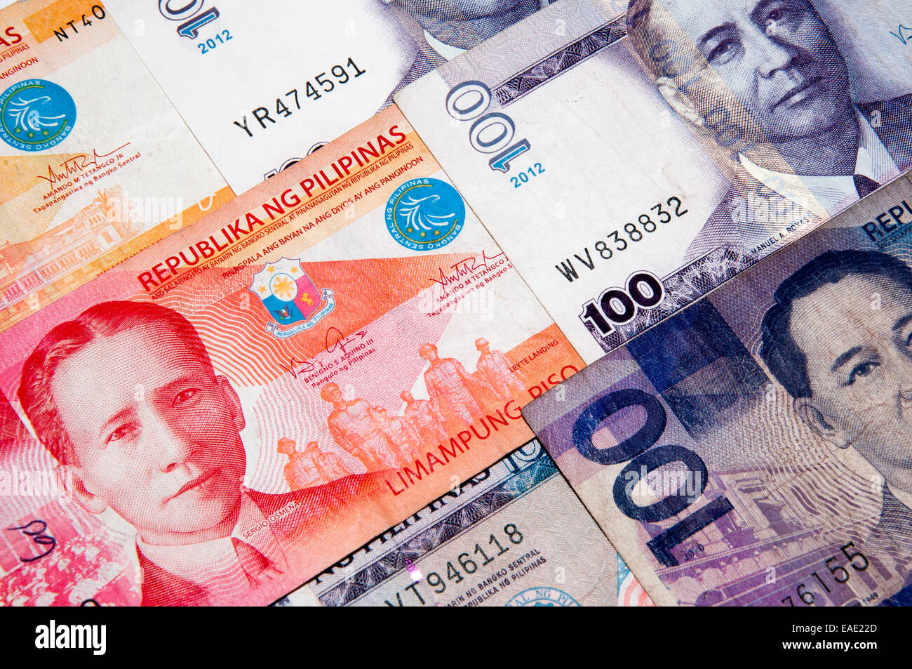 Philippines Bank Notes Stock Photo - Alamy