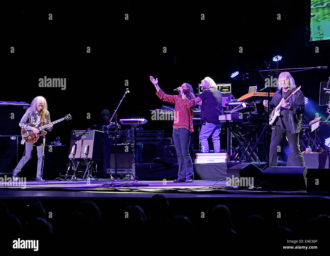 Yes perform live at Manchester O2 Apollo Featuring: Yes Where ...