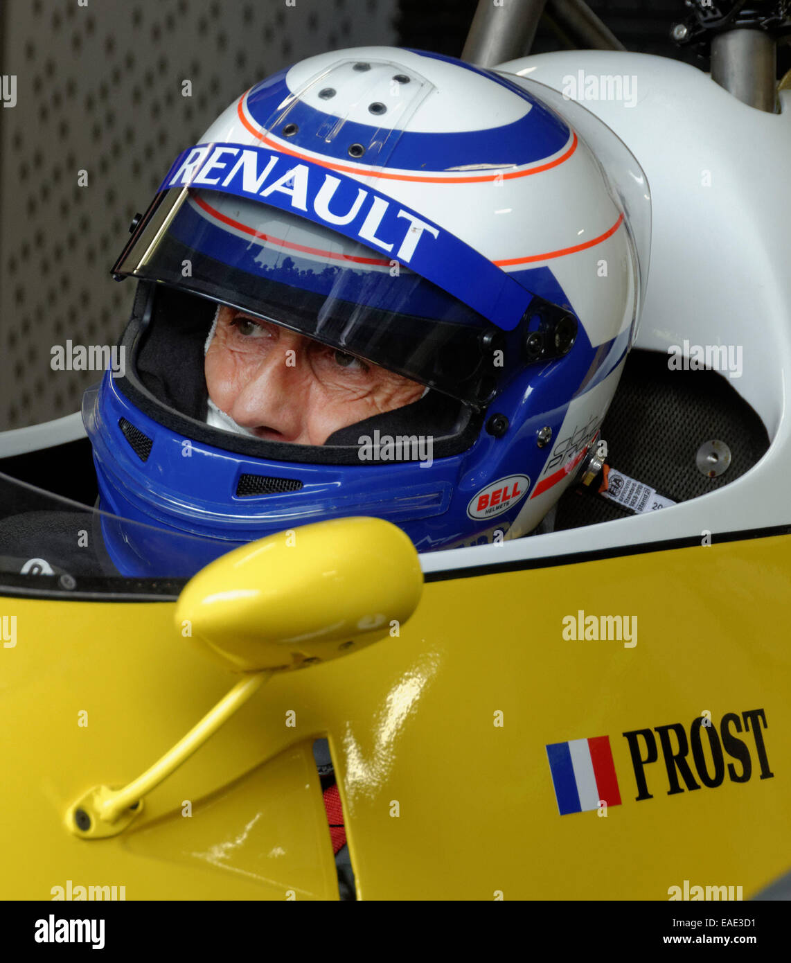 Ex-Formula One World Champion Alain Prost attends the Monaco Historic ...