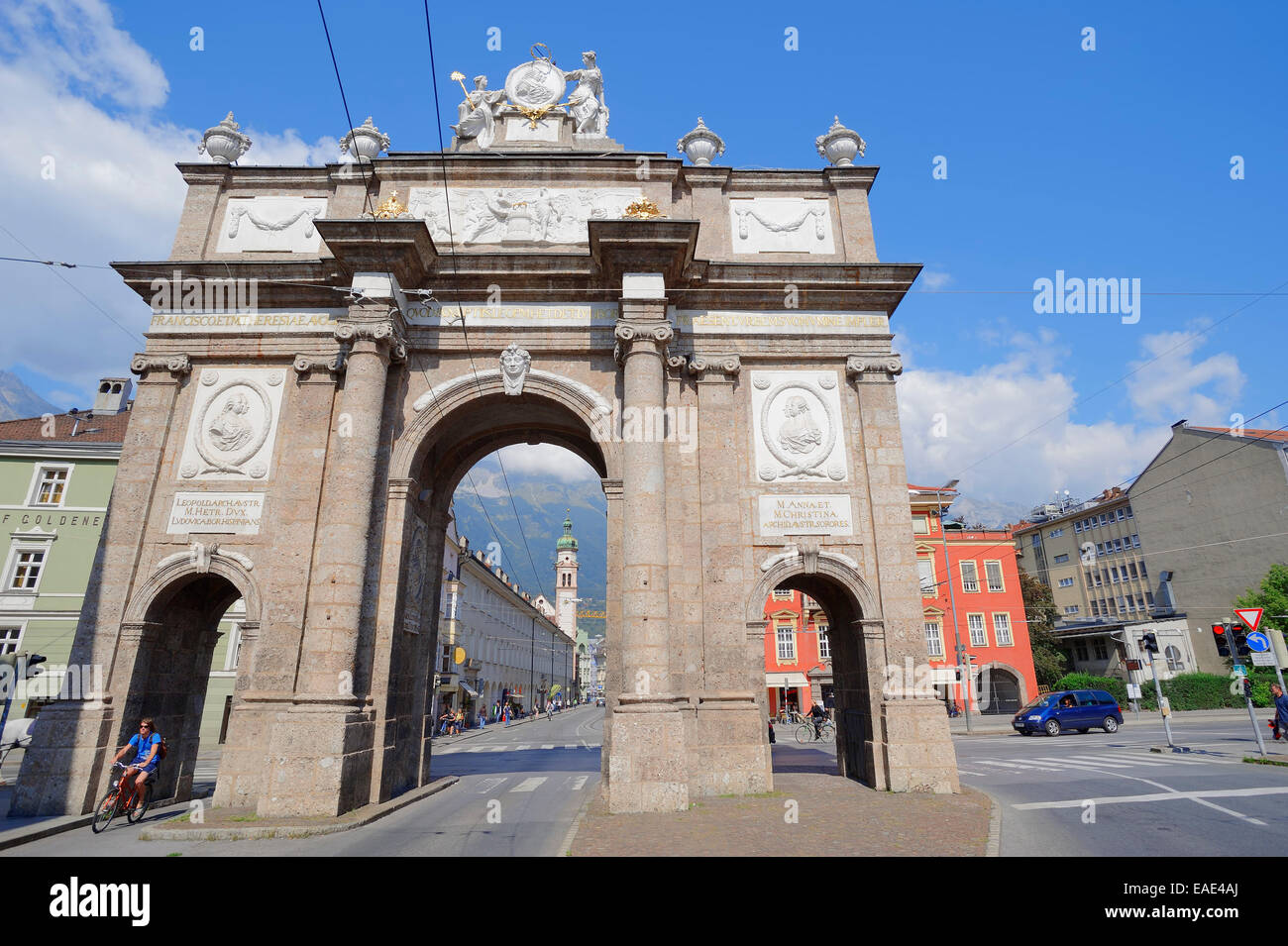 Austria innsbruck arch hi-res stock photography and images - Alamy