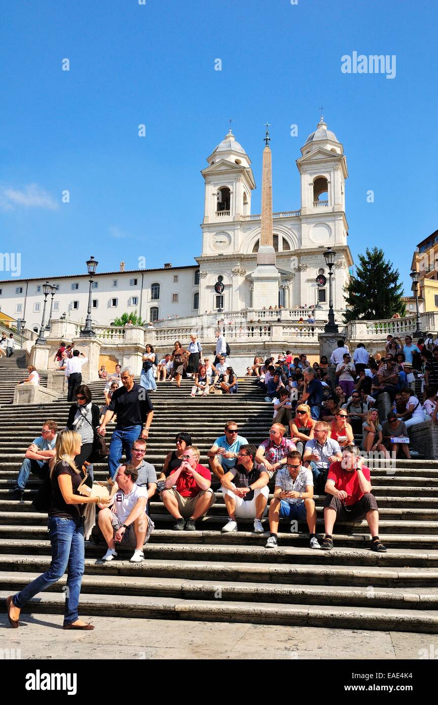 Spanish steps rome hi-res stock photography and images - Alamy