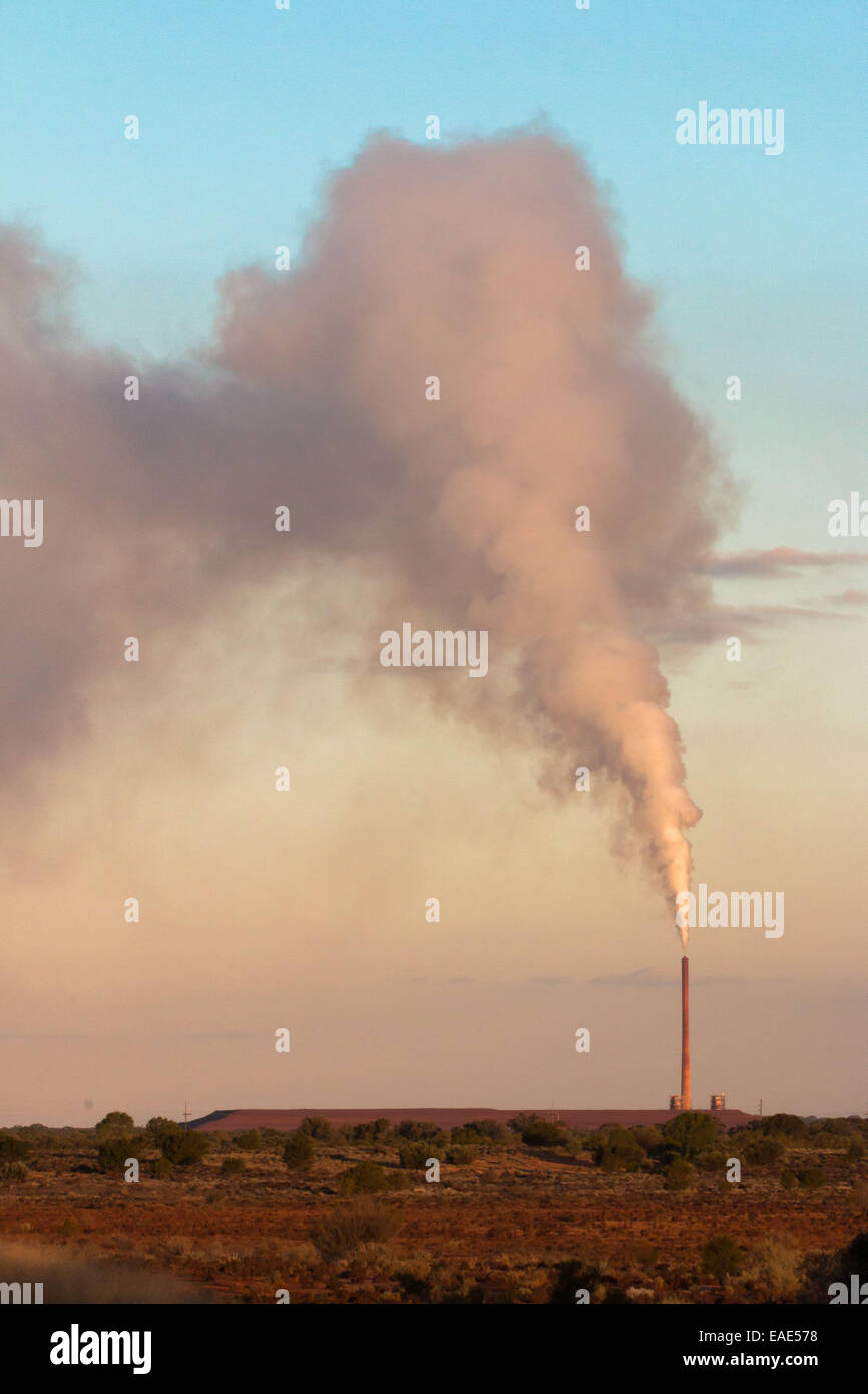 pollution from mining in Western Australia Stock Photo - Alamy