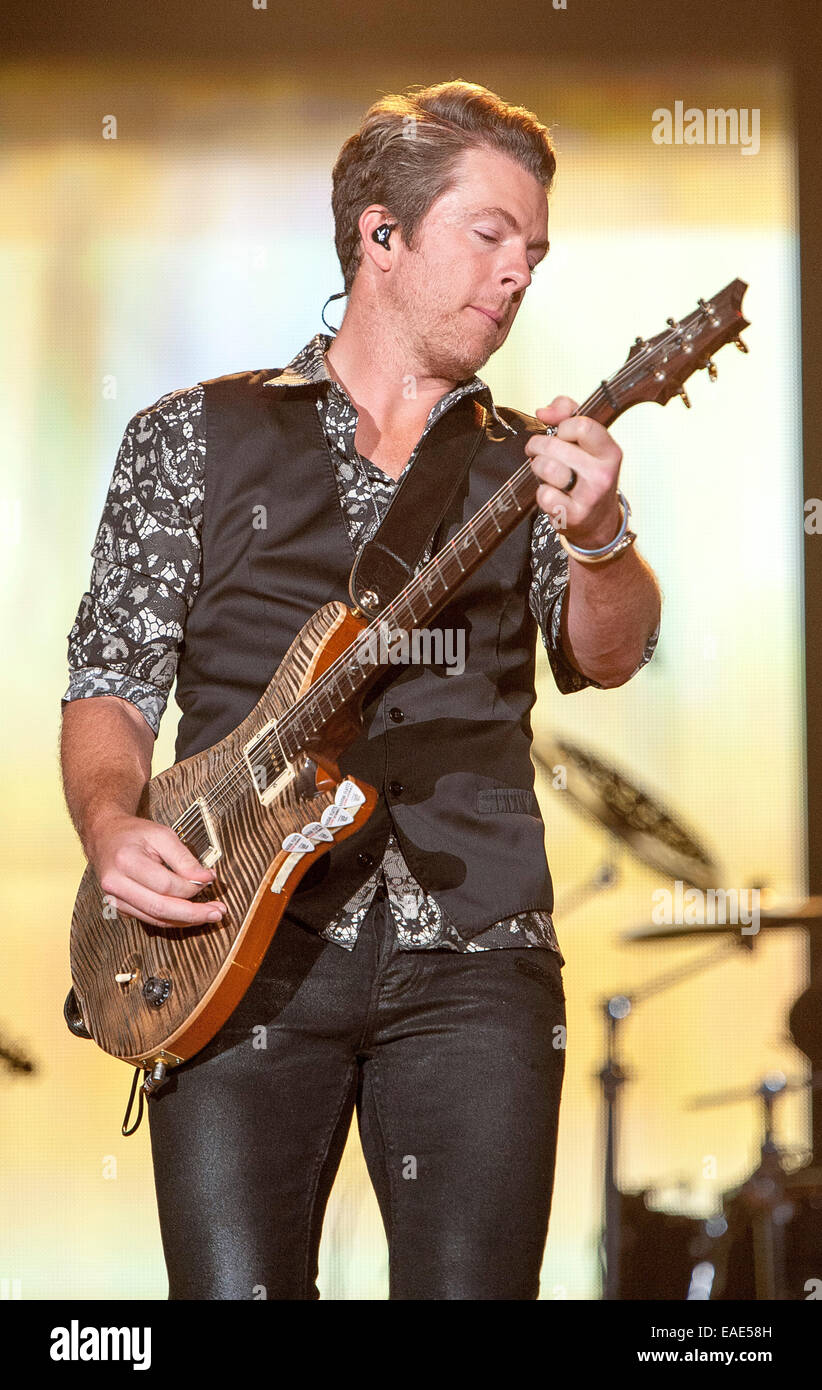July 25, 2014 - Raleigh, North Carolina; USA - Guitarist JOE DON ROONEY ...