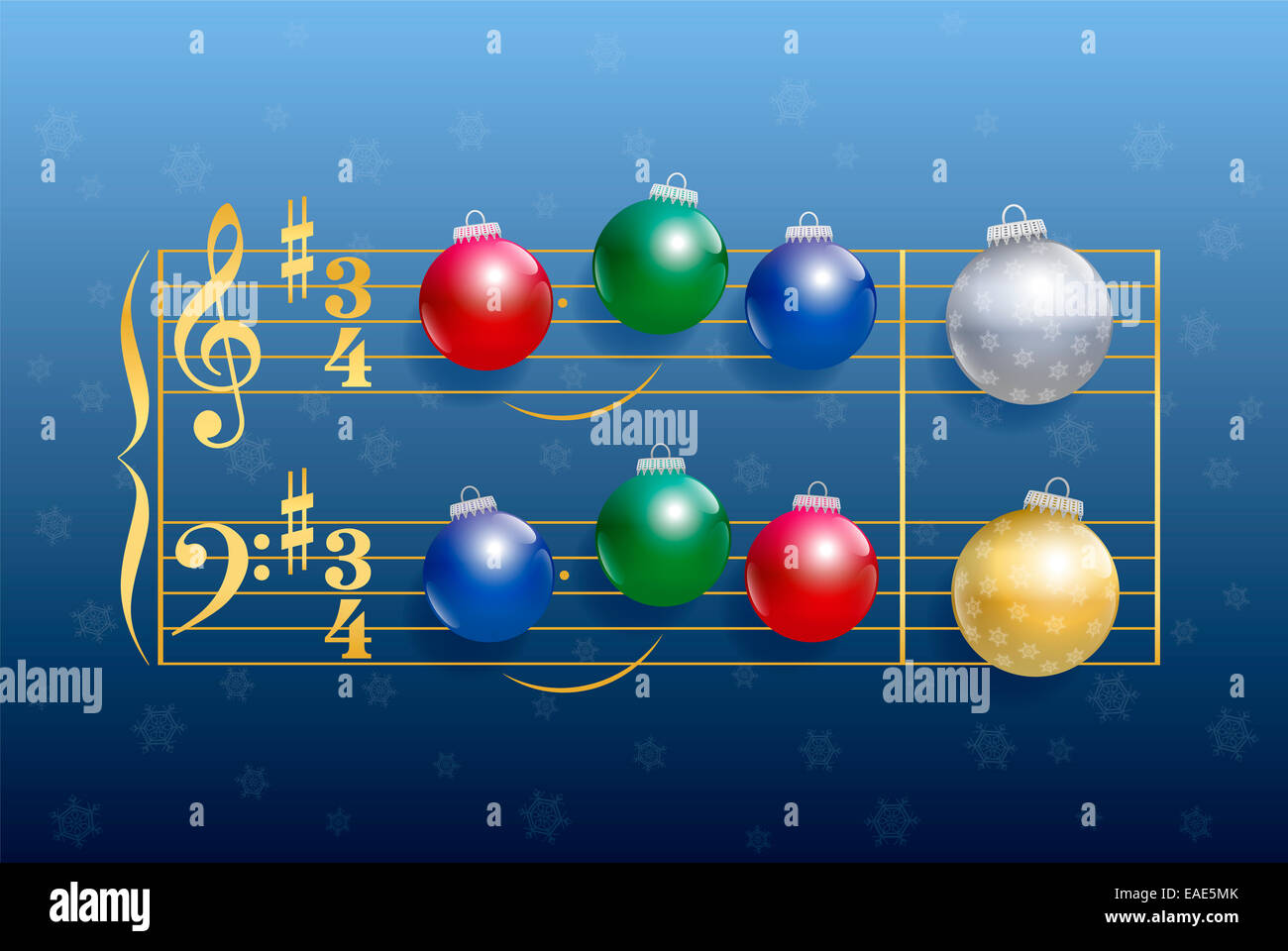 Christmas carol music notes hi-res stock photography and images - Alamy