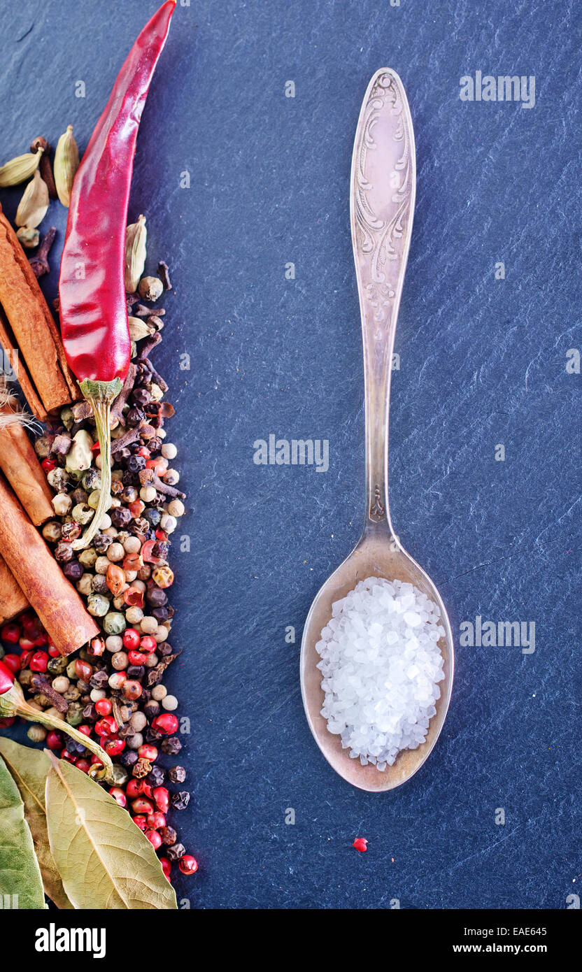 spice and salt Stock Photo - Alamy