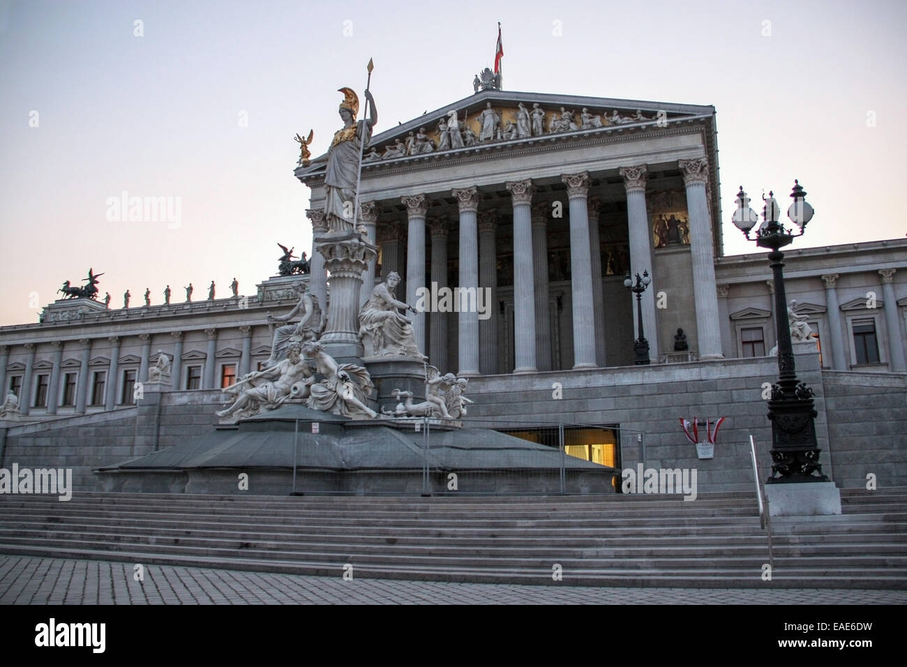 Austria: Parliament Building on Ringstraße, Vienna. Photo from 22 ...