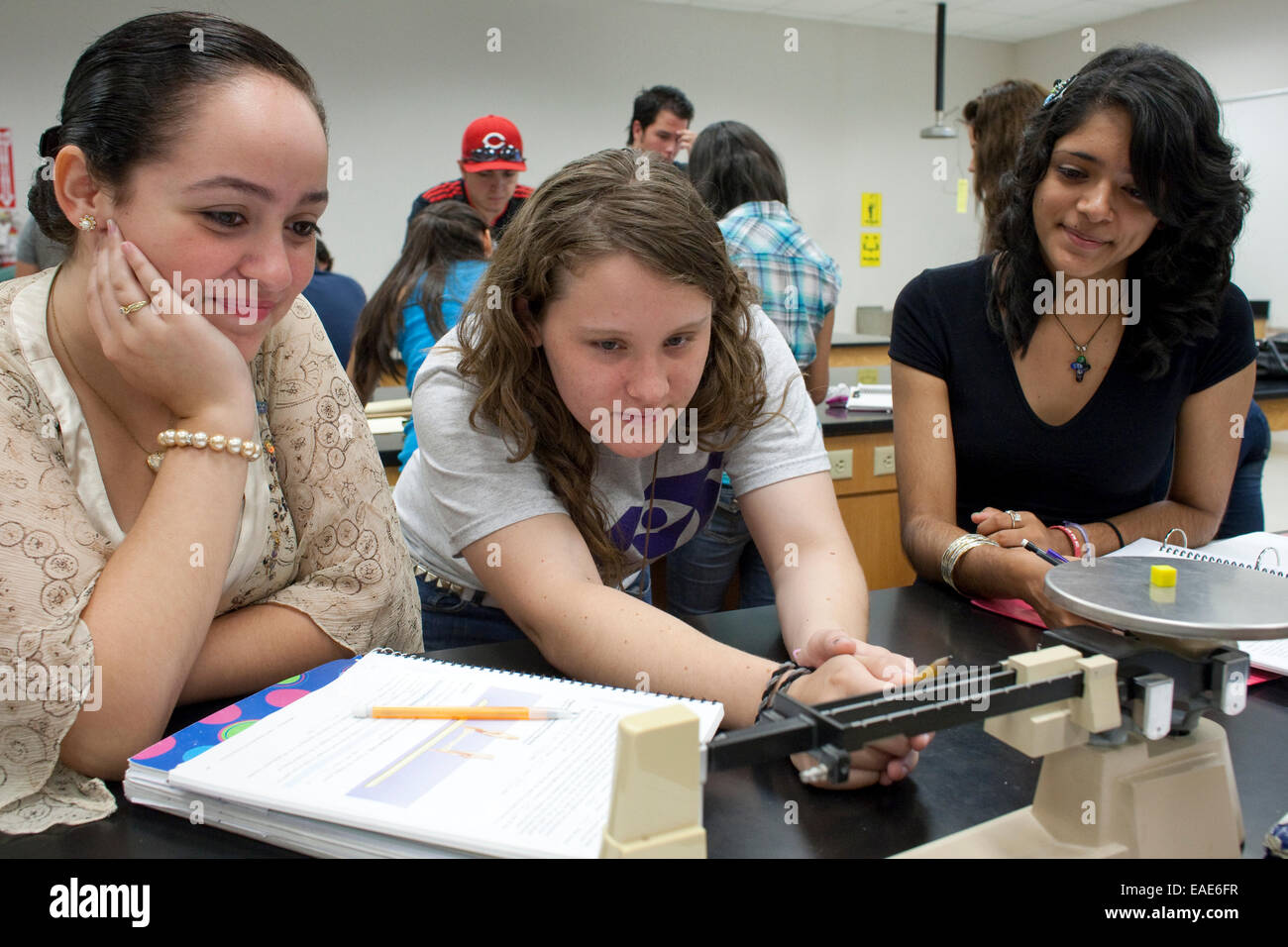 Students in class at Achieve Early College High School in McAllen ...