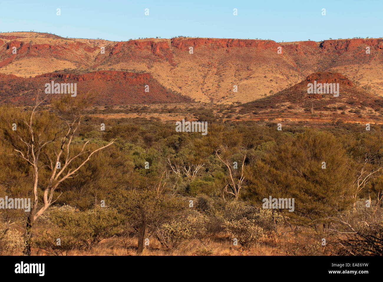 Weathered Mountain Landscape In Australian Outback Stock Photo - Alamy