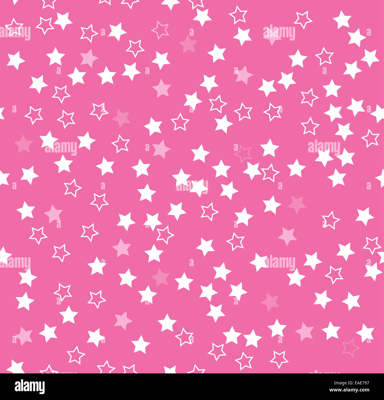 Simple pattern of stars over pink background Stock Photo - Alamy