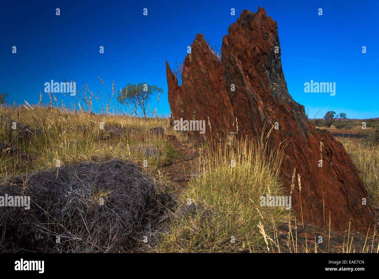 Weathered Rocks In Australian Outback Stock Photo - Alamy
