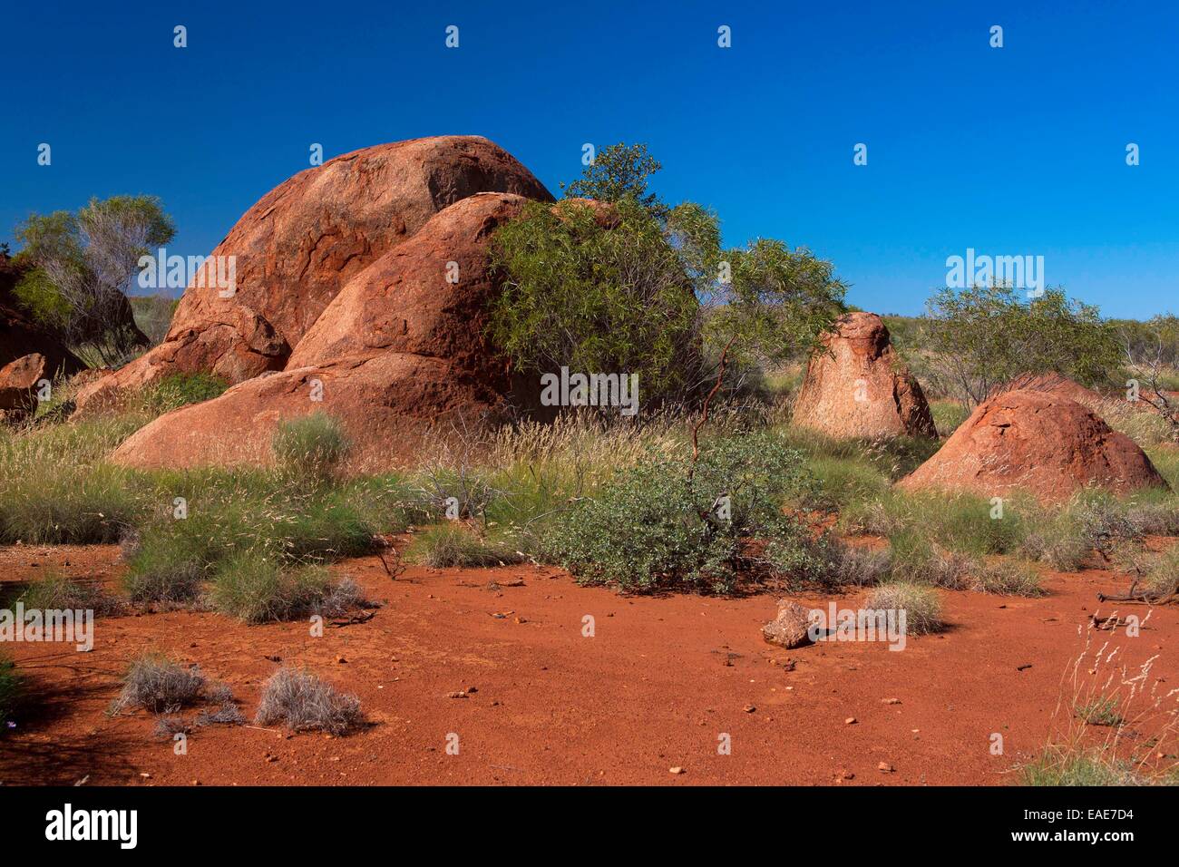 Weathered Rocks In Australian Outback Stock Photo - Alamy