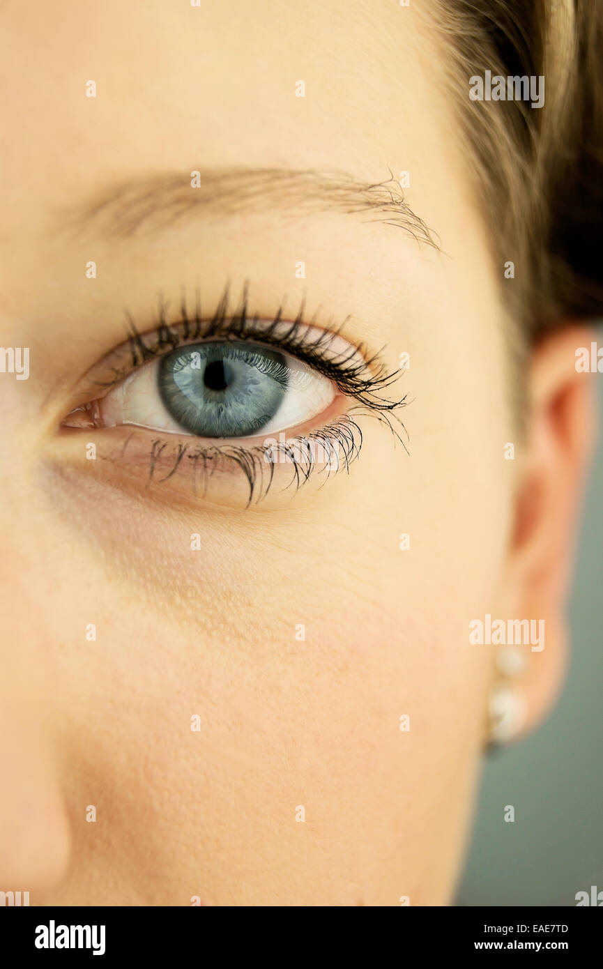 Woman's eye, close-up, Germany Stock Photo - Alamy