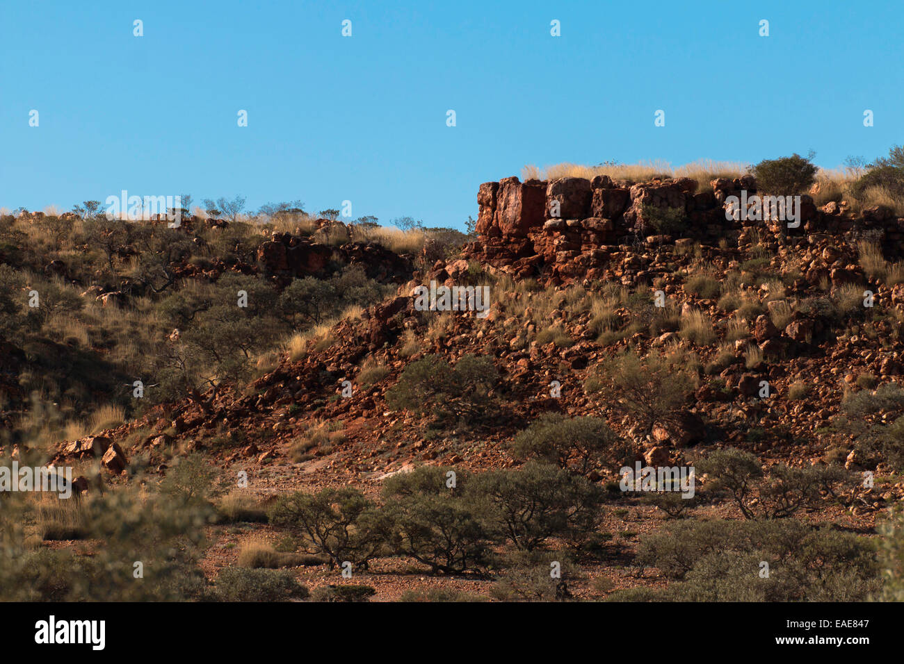 Weathered Rocks In Australian Outback Stock Photo - Alamy
