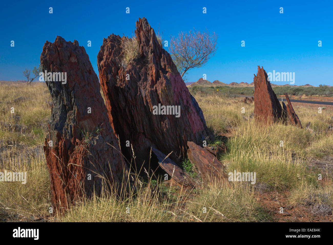 Weathered Rocks In Australian Outback Stock Photo - Alamy