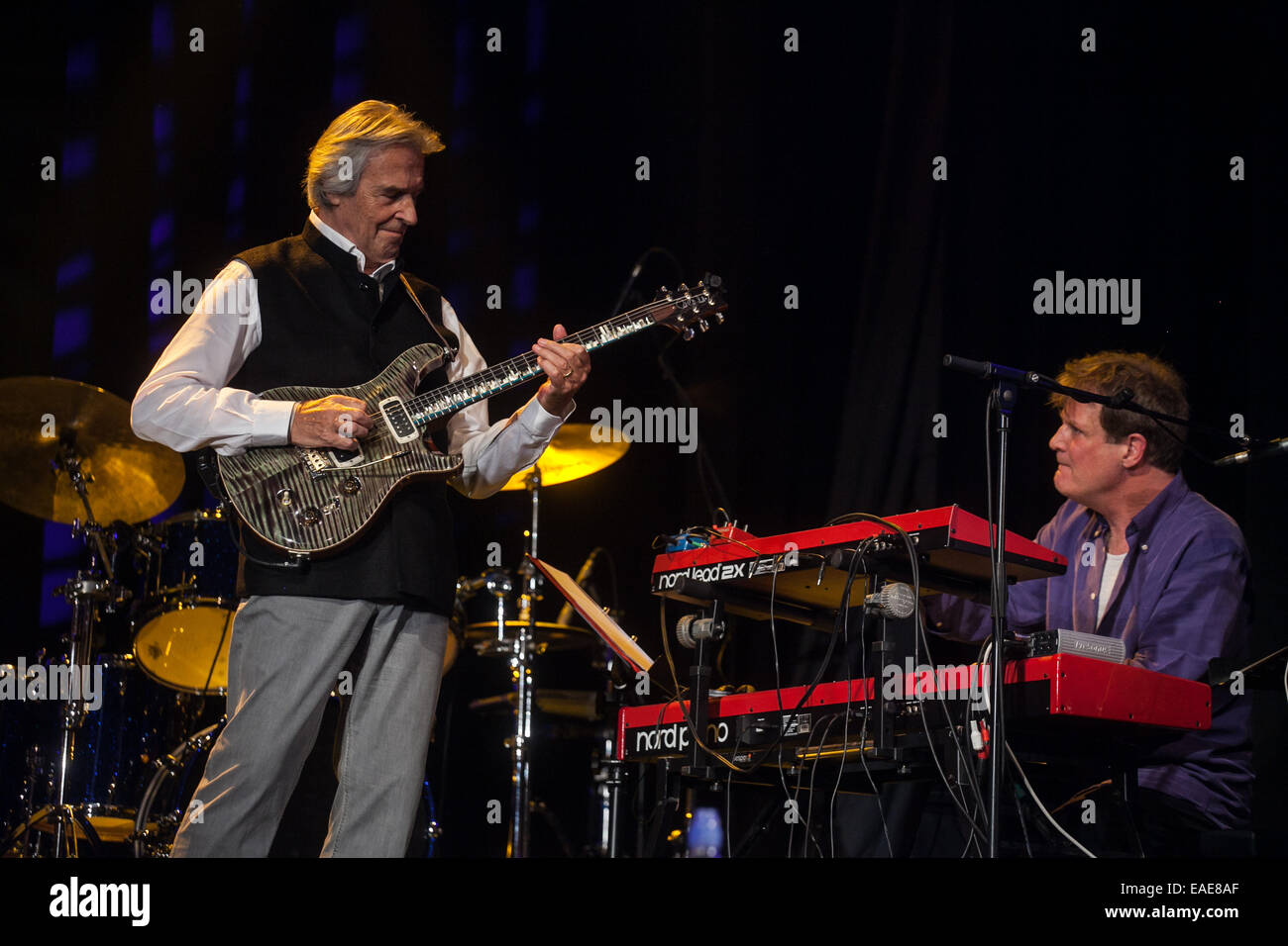 Jazz musician (guitarist) John Mclaughlin performs with the 4th ...