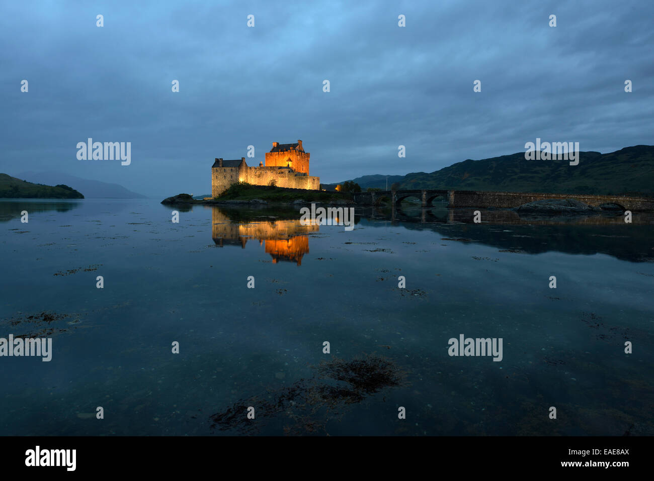 Eilean Donan Castle, ancestral seat of the Scottish clan of Macrae ...