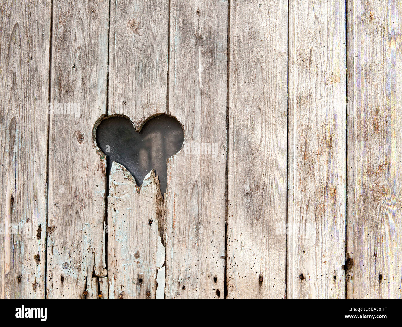 heart in door Stock Photo - Alamy