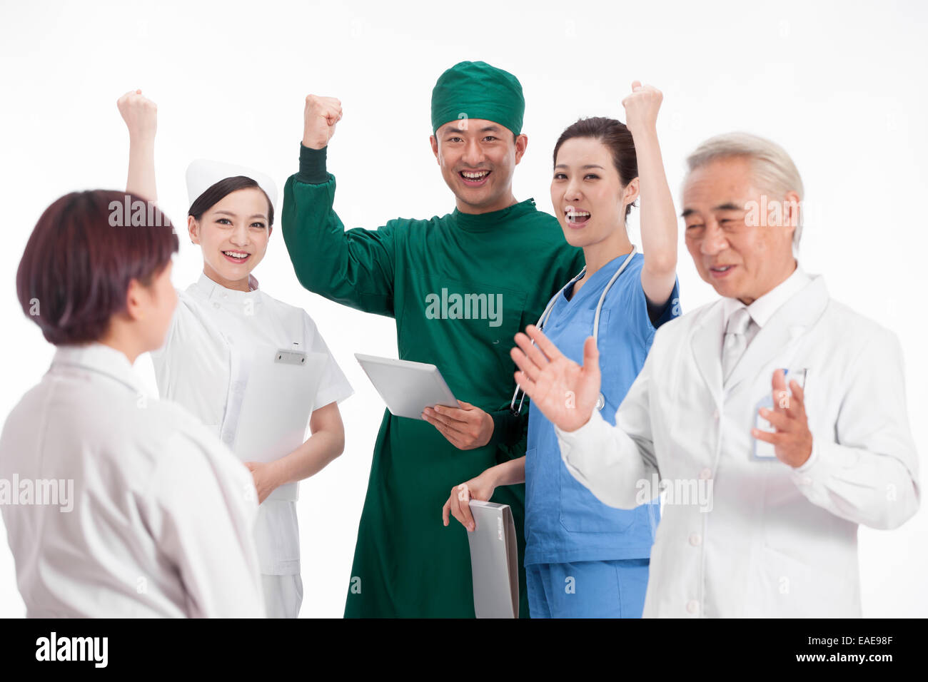 Medical staff team Stock Photo - Alamy