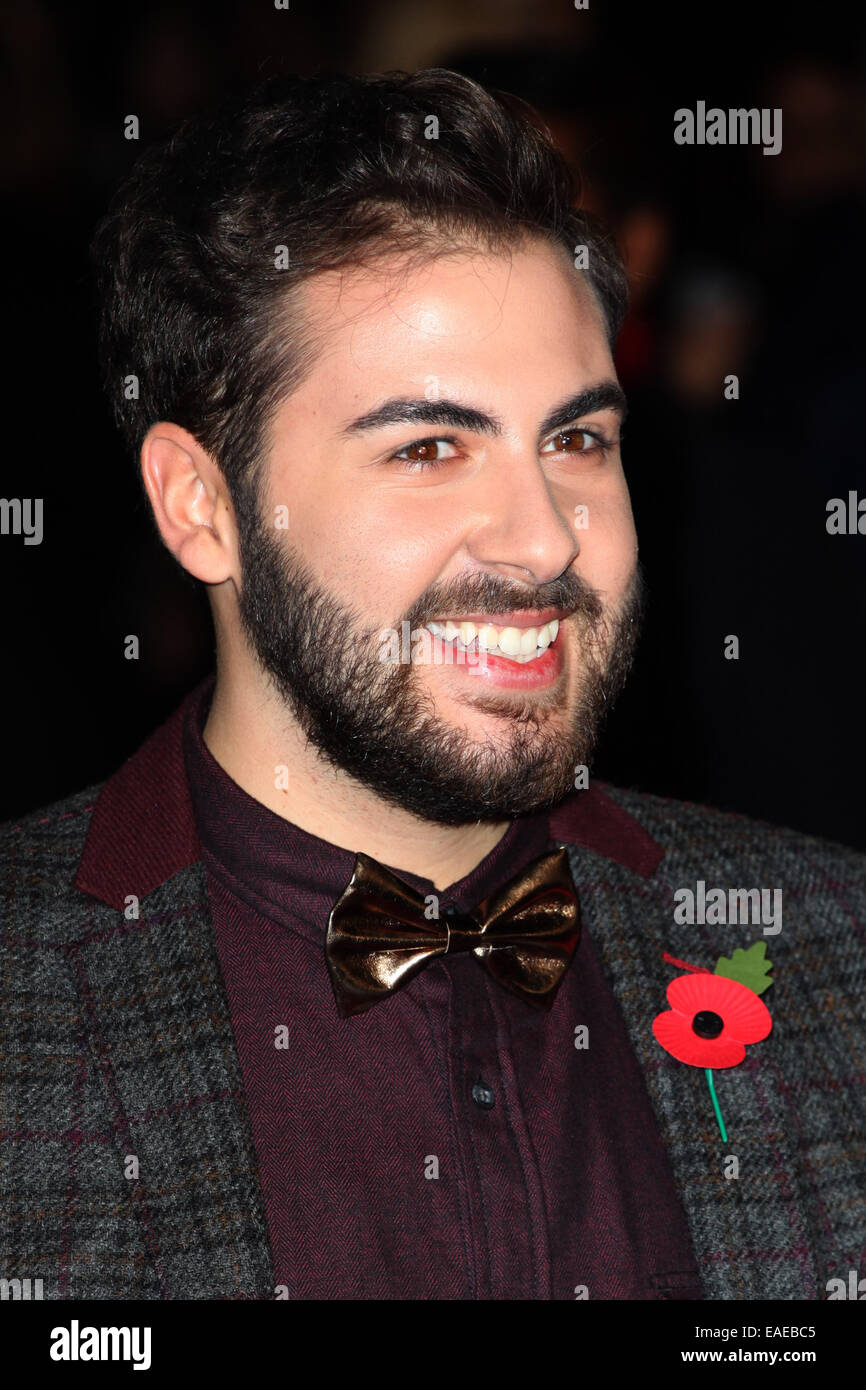 Andrea Faustini arriving for the world premiere of "The Hunger Games ...