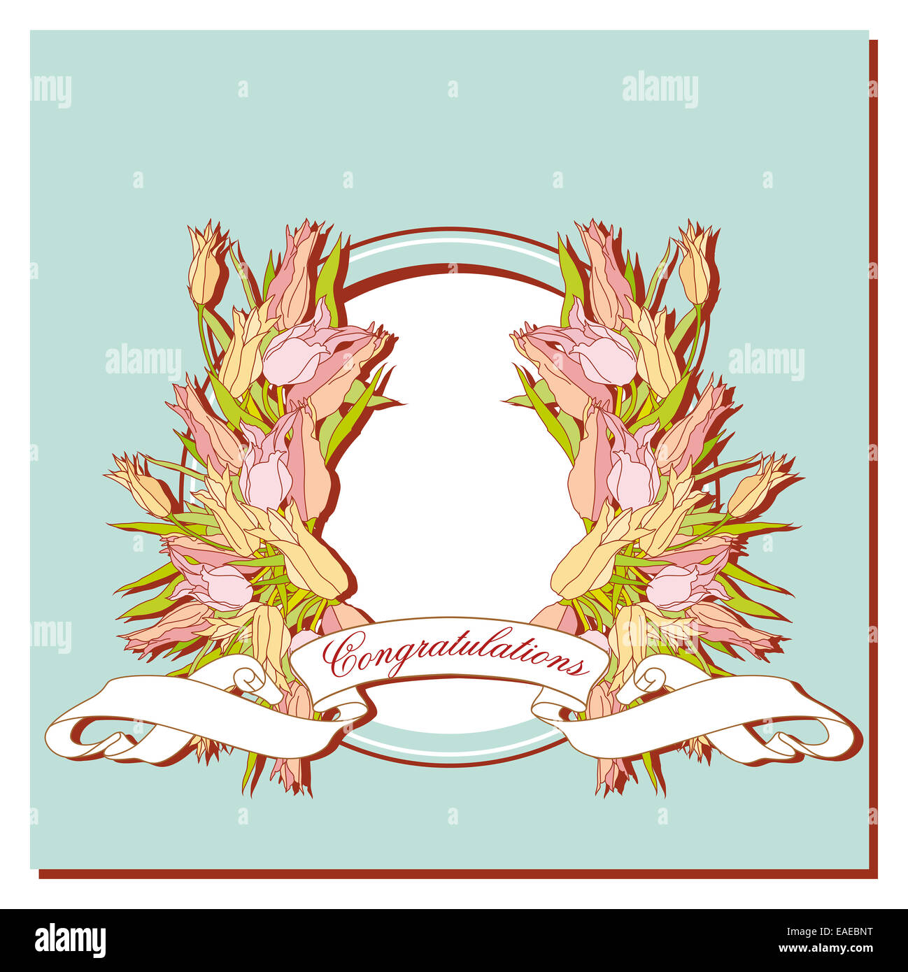 Invitation card frame on Cut Out Stock Images & Pictures - Alamy