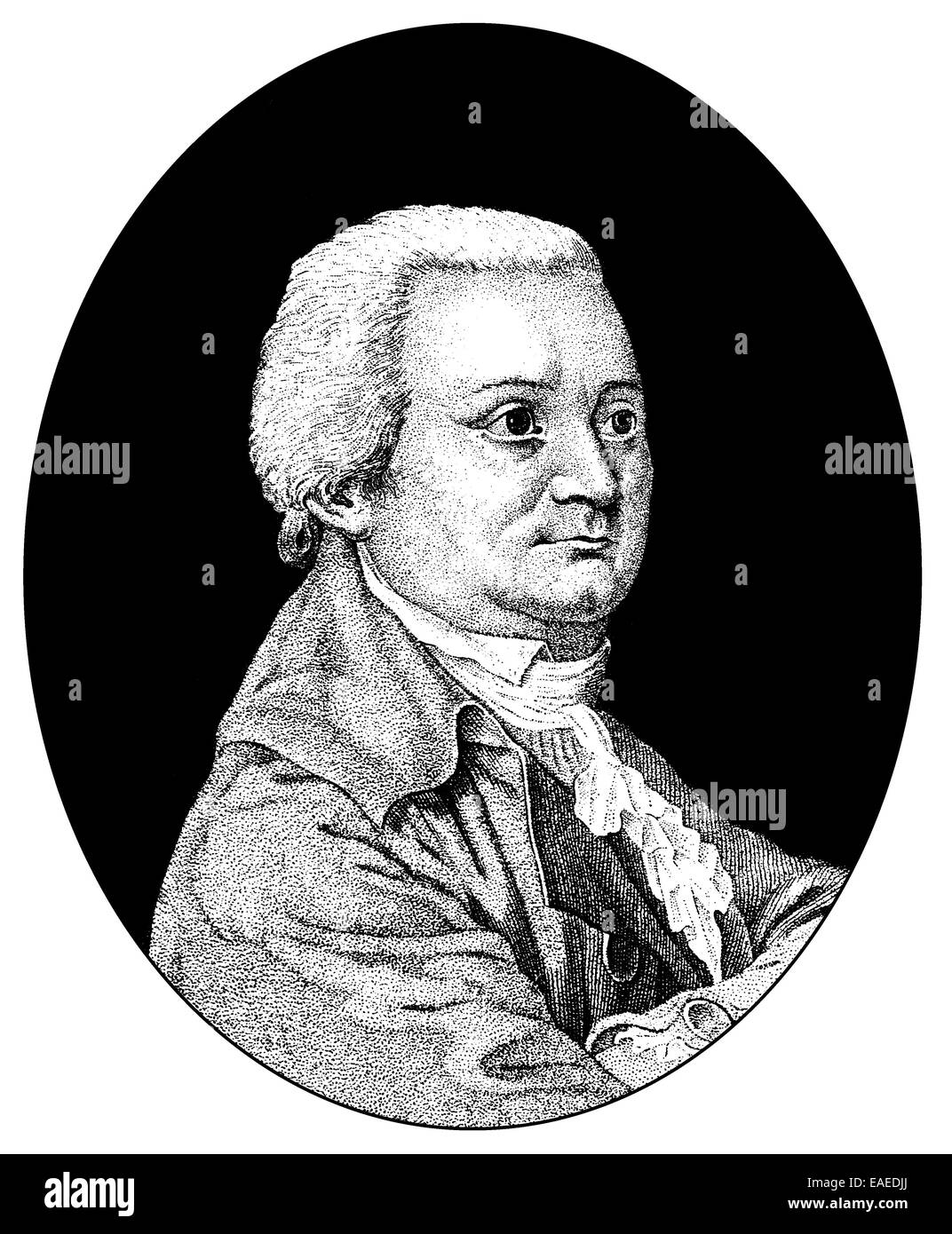 August Wilhelm Iffland, 1759 - 1814, a German actor, director and ...