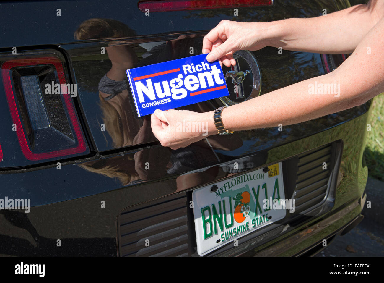 Bumper sticker car hi-res stock photography and images - Alamy