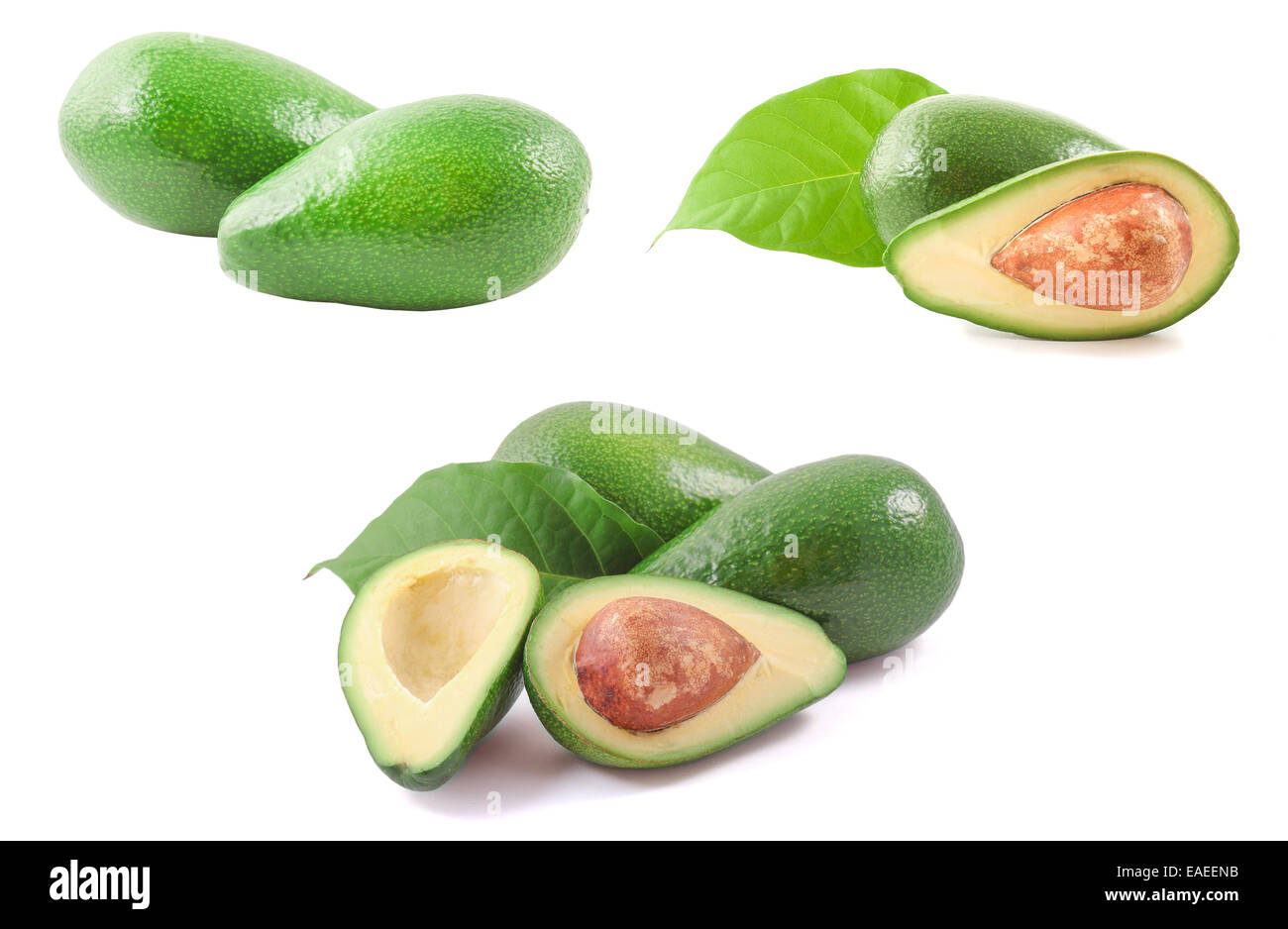 Ripe avocado sliced open hi-res stock photography and images - Alamy