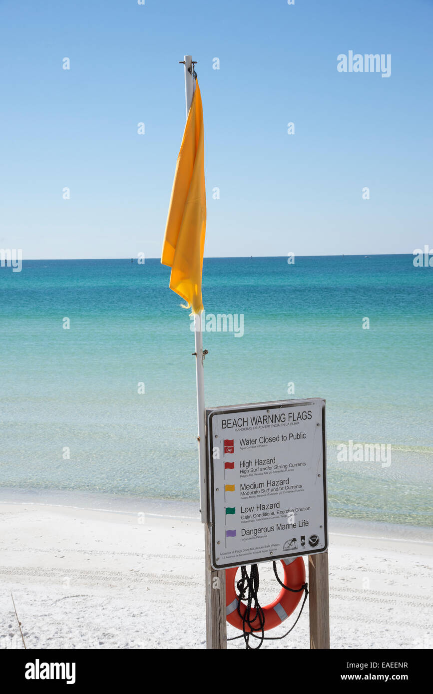 Beach warning flag hi-res stock photography and images - Alamy