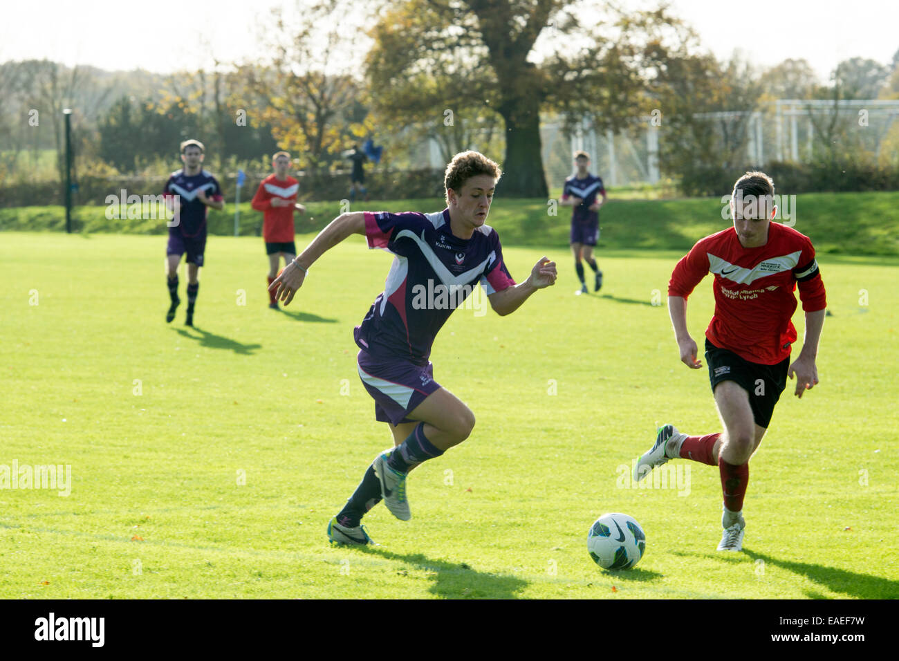 University sport UK, men`s football Stock Photo - Alamy