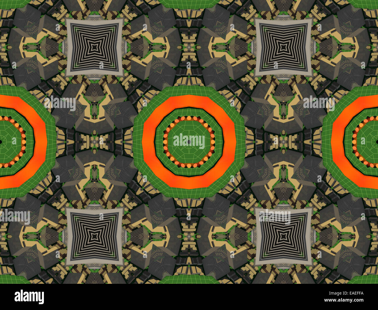 red Ethnic pattern. Abstract kaleidoscope fabric design Stock Photo - Alamy