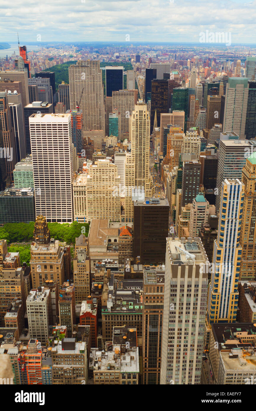 Aerial views of New York City, USA Stock Photo - Alamy
