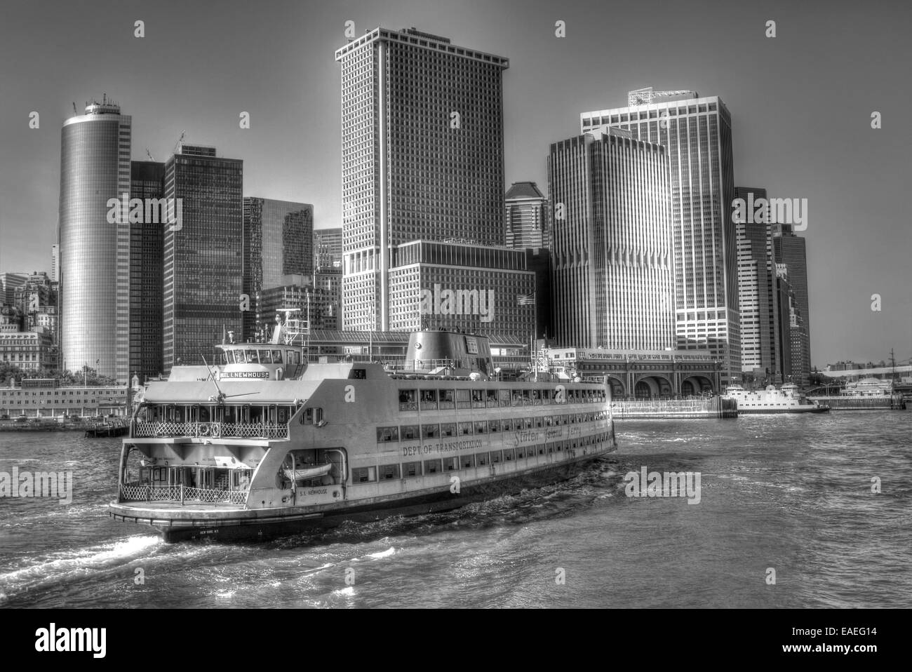 Views of New York City, USA. Staten Island Ferry Stock Photo - Alamy