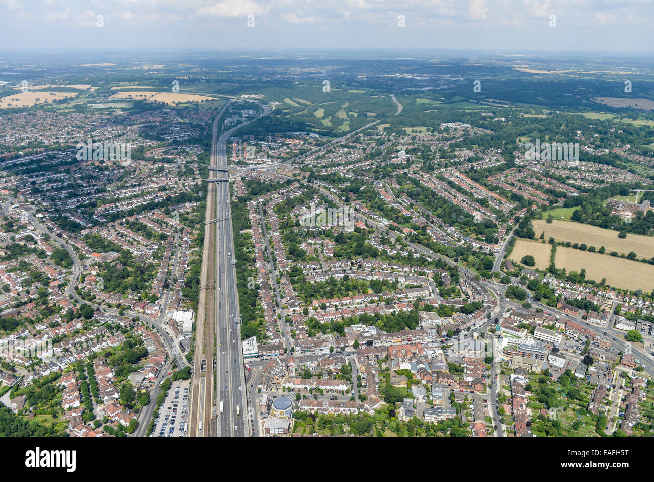 Edgware aerial hi-res stock photography and images - Alamy