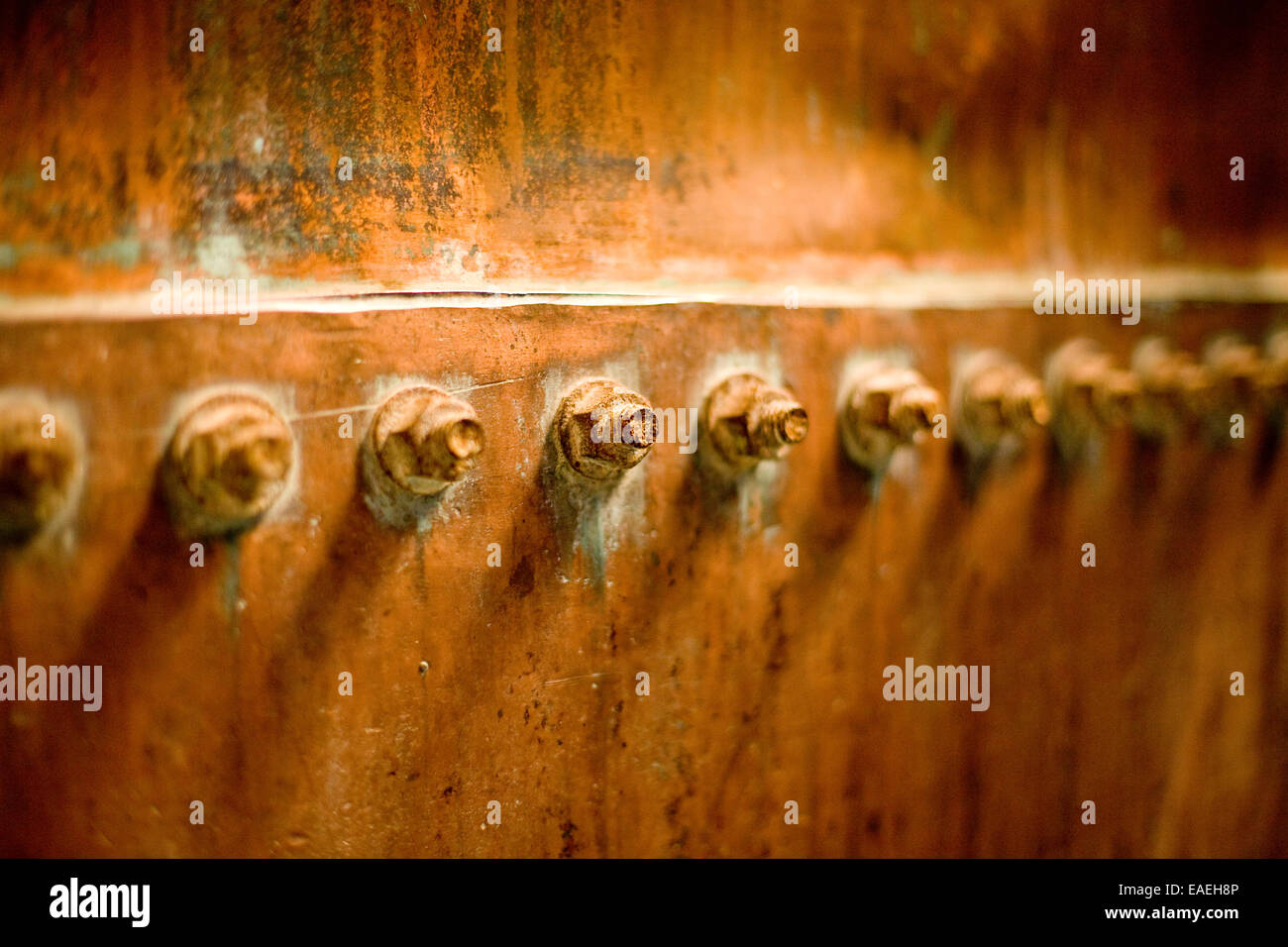 Copper rivets hi-res stock photography and images - Alamy