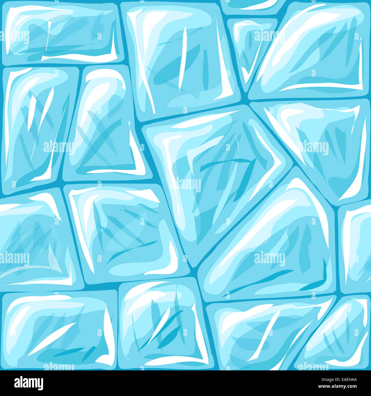 Vector illustration of ice brick seamless pattern Stock Photo - Alamy