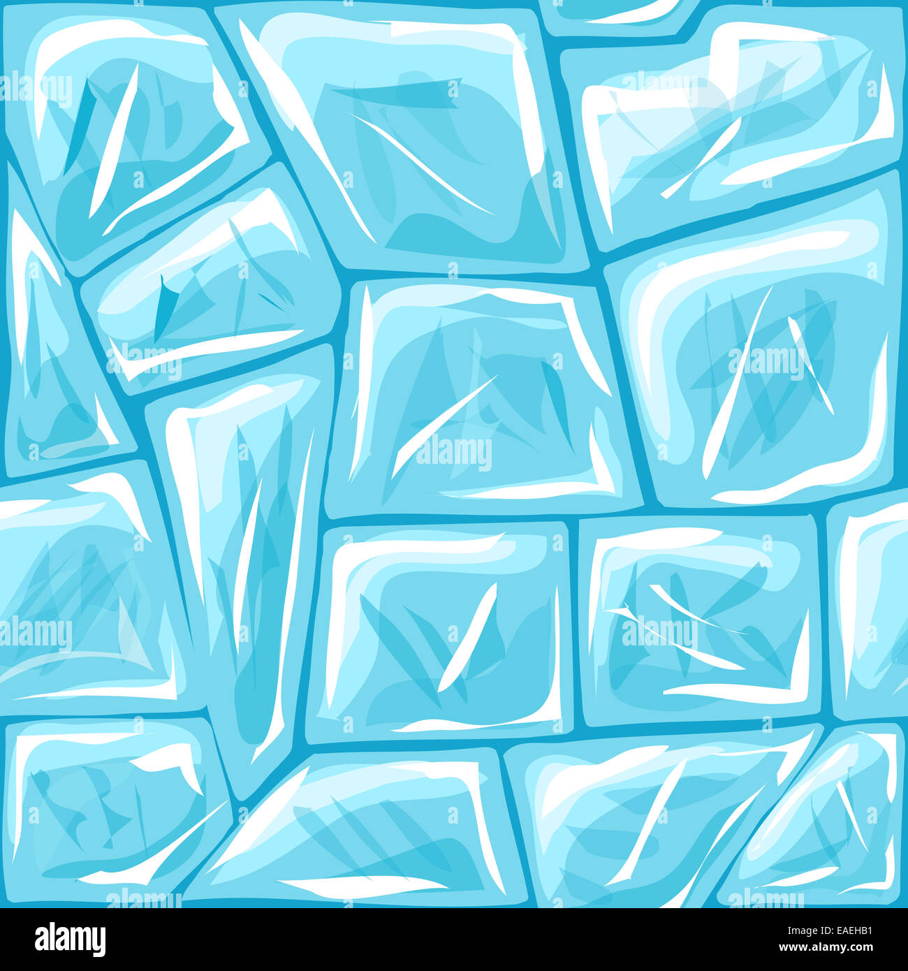 Vector illustration of ice brick seamless pattern Stock Photo - Alamy