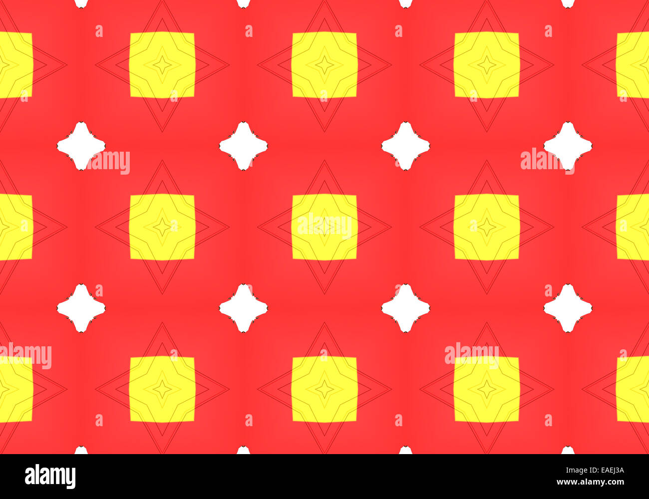 red Ethnic pattern. Abstract kaleidoscope fabric design Stock Photo - Alamy