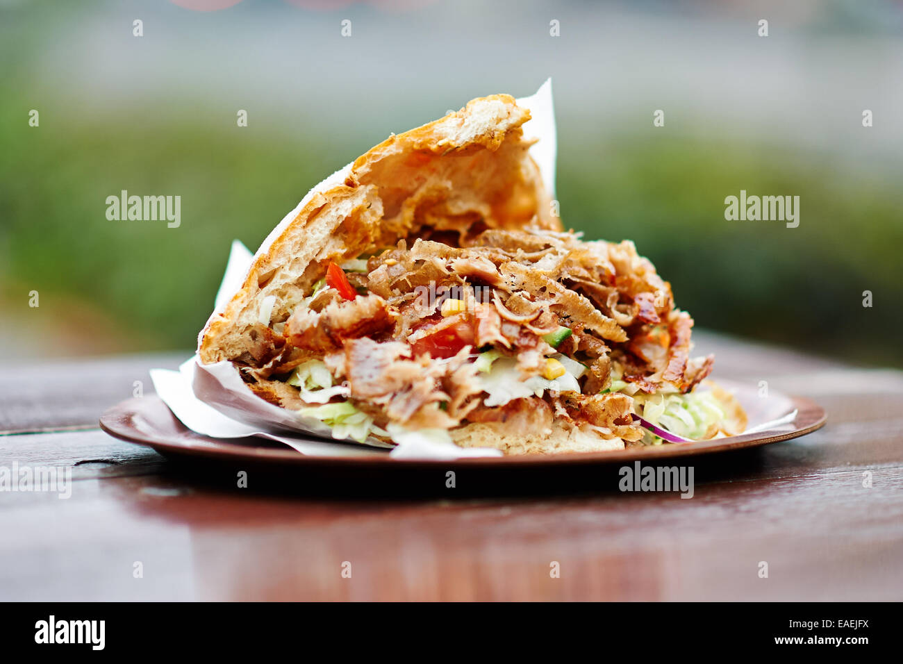 A doner kebab Stock Photo - Alamy
