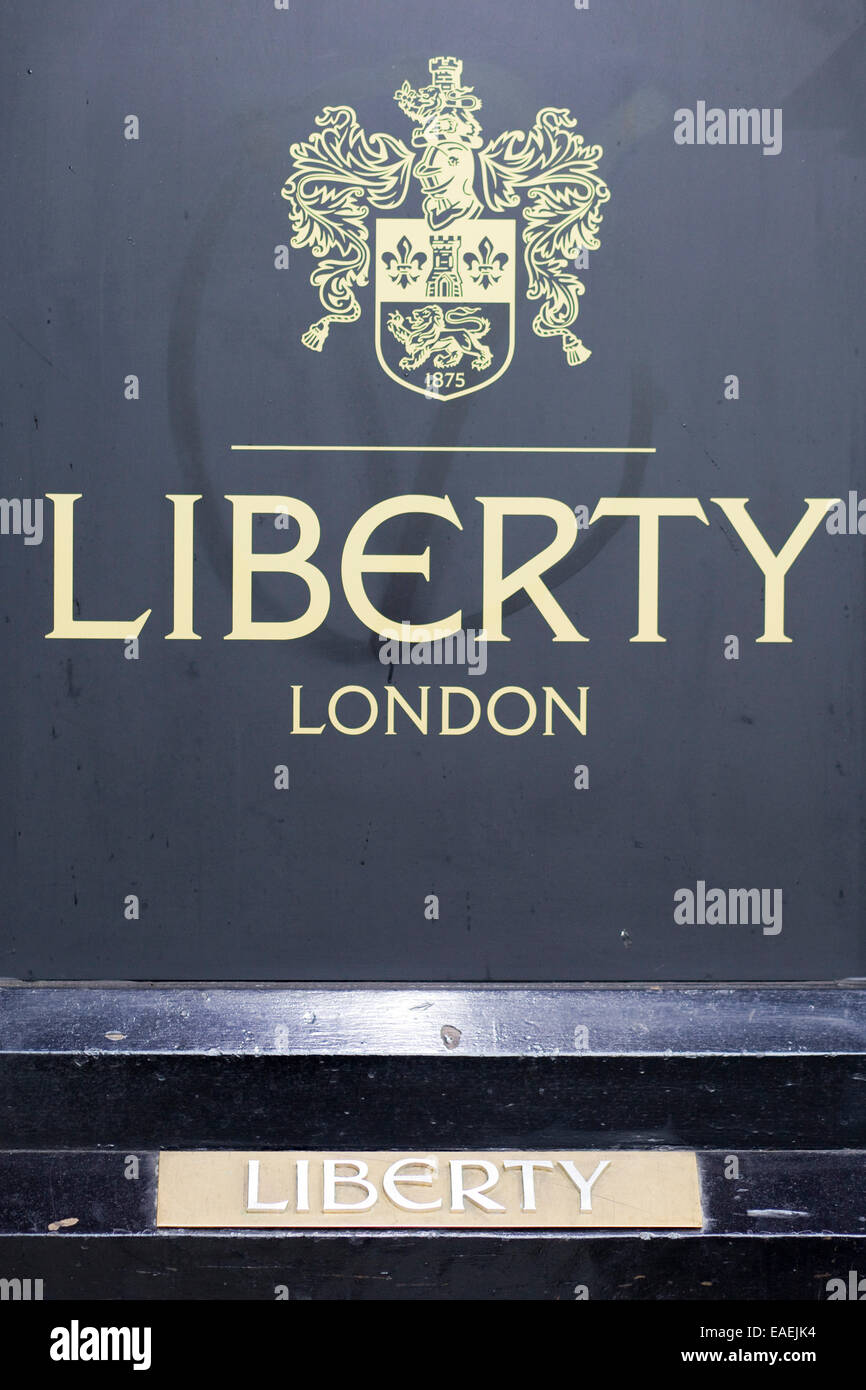 Liberty london store front hi-res stock photography and images - Alamy
