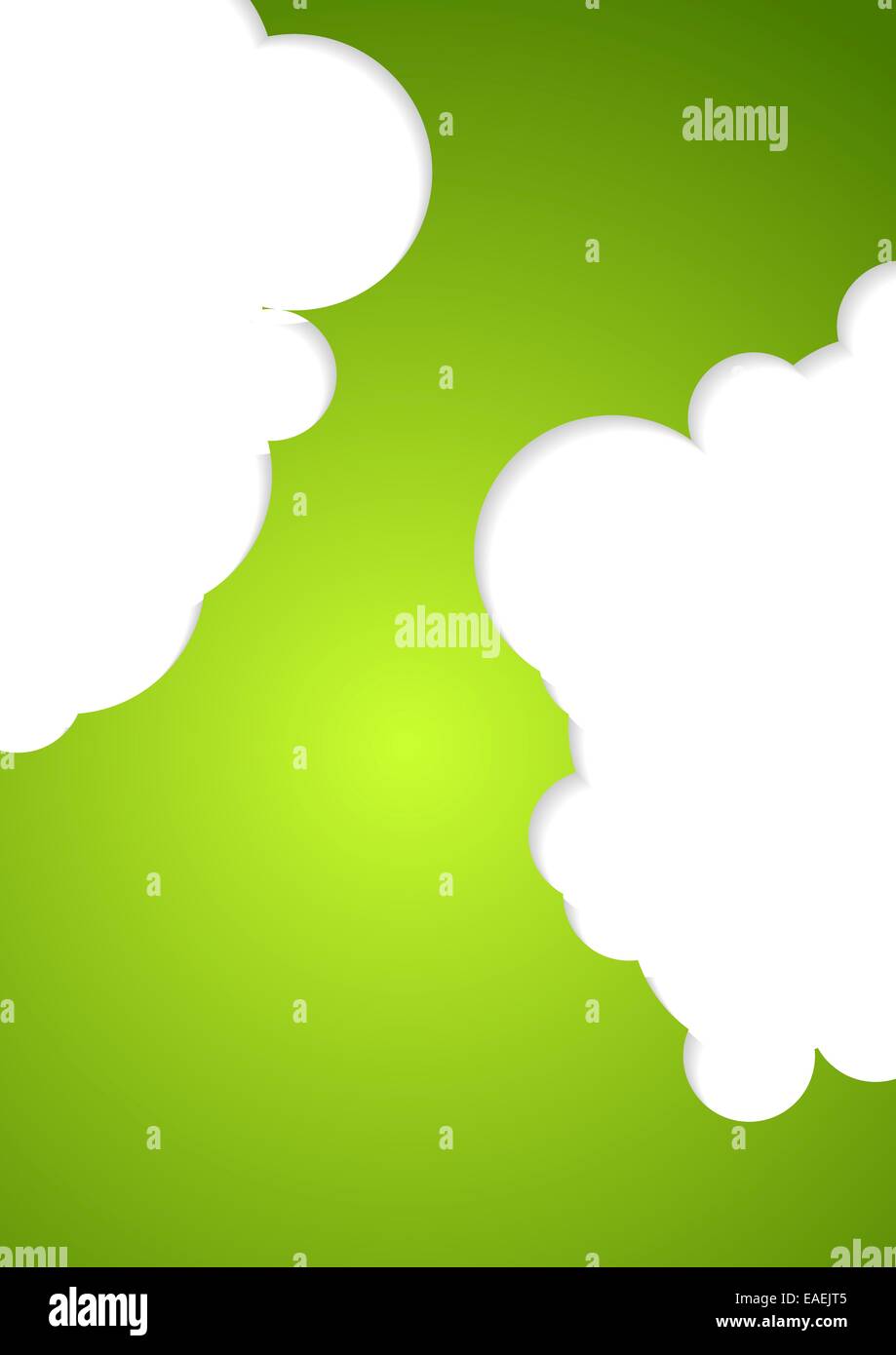 Abstract green corporate design. Vector background Stock Photo - Alamy