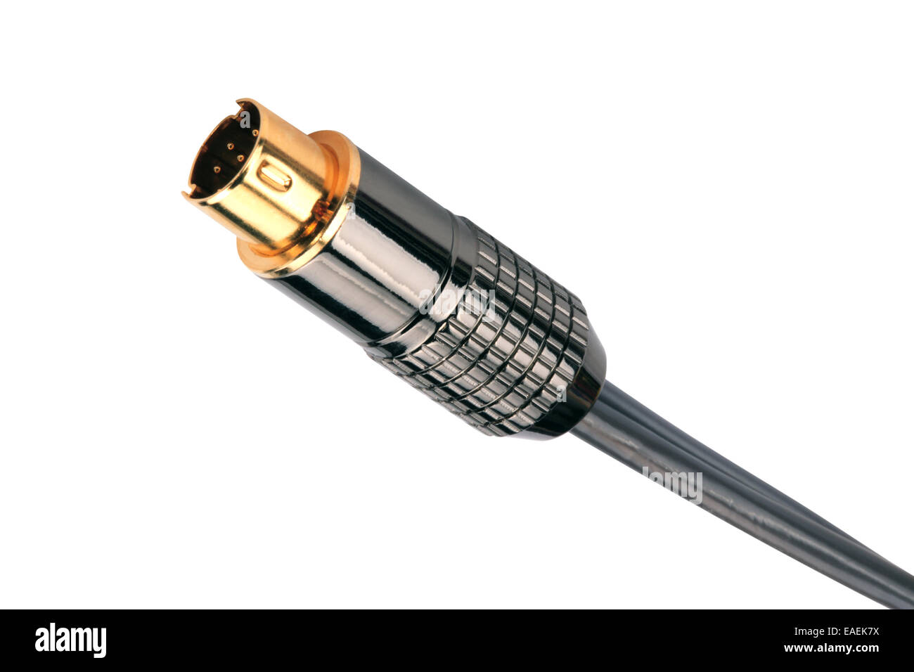 Male Plug Connector Isolated Stock Photo - Alamy