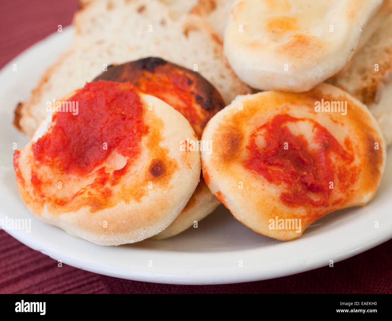 Tiny pizzas hi-res stock photography and images - Alamy
