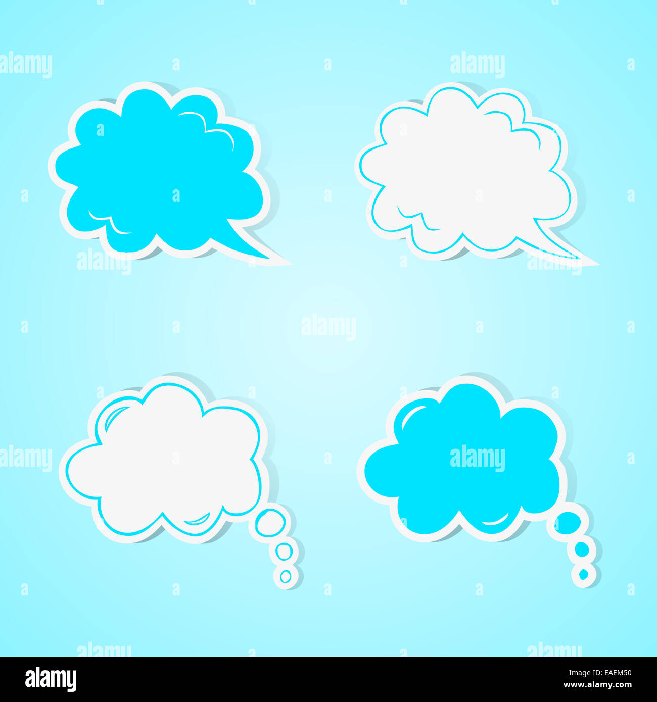 Cartoon girl thought bubble hi-res stock photography and images - Alamy